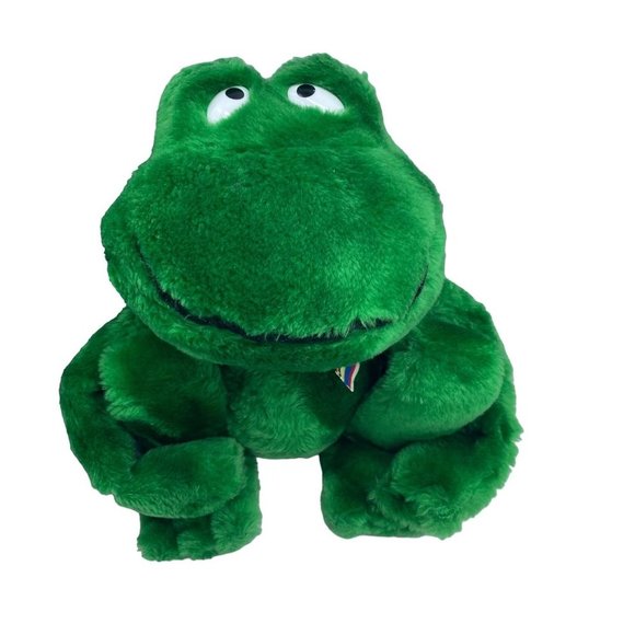 Heartline | Toys | Vintage 983 Snuggables Heartline Frog Folding Legs ...